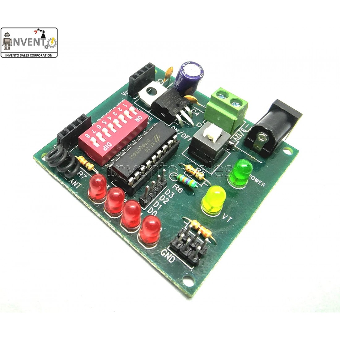 315/433/434/435/866 MHZ Wireless RF Transmitter Receiver Board with HT12D HT12E